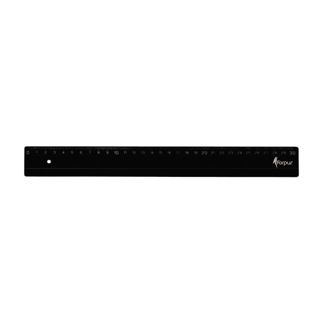 Joonlaud 30cm plastikust must | Joonlauad